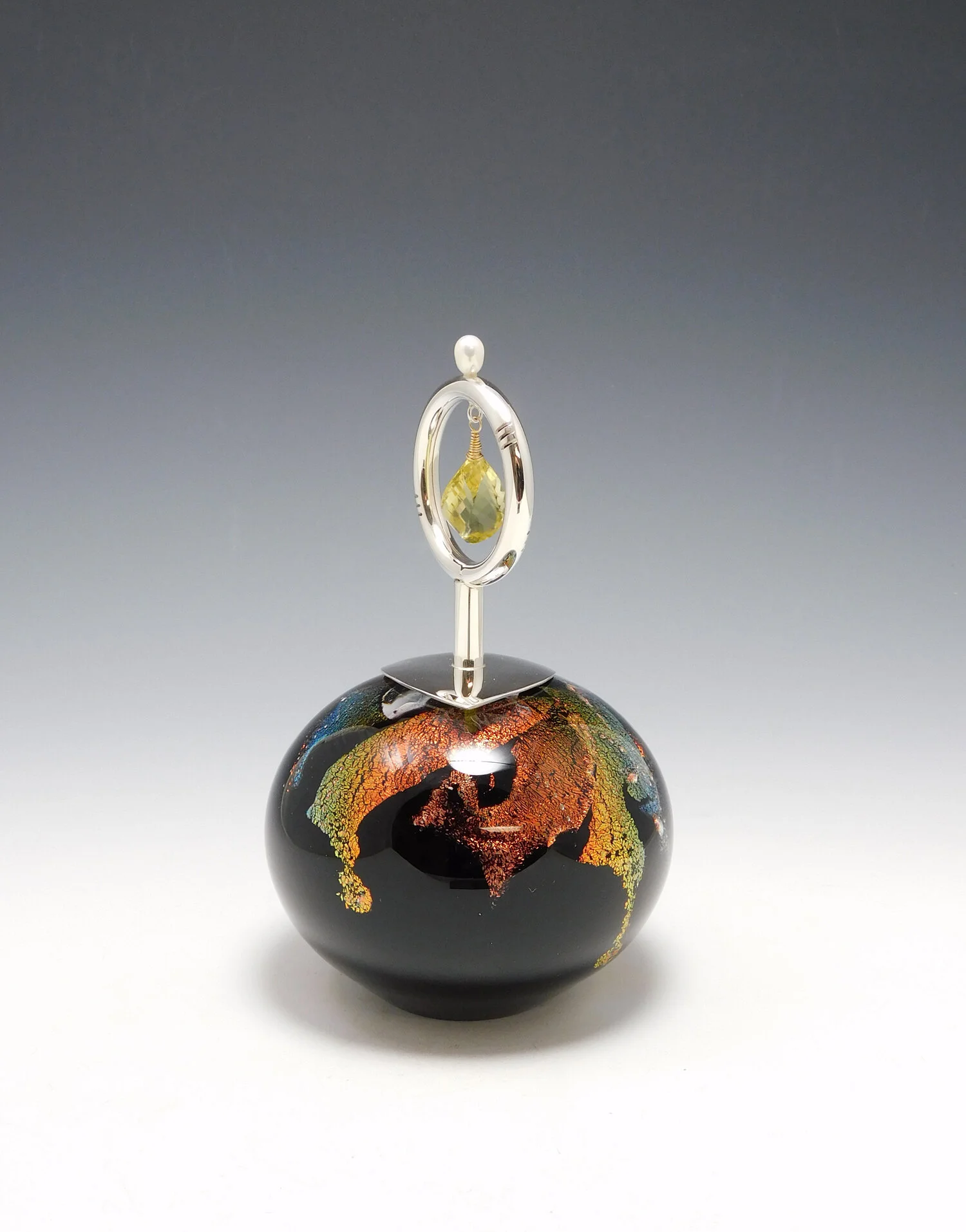 Teardrop Perfume Bottle — Elaine Hyde Glass