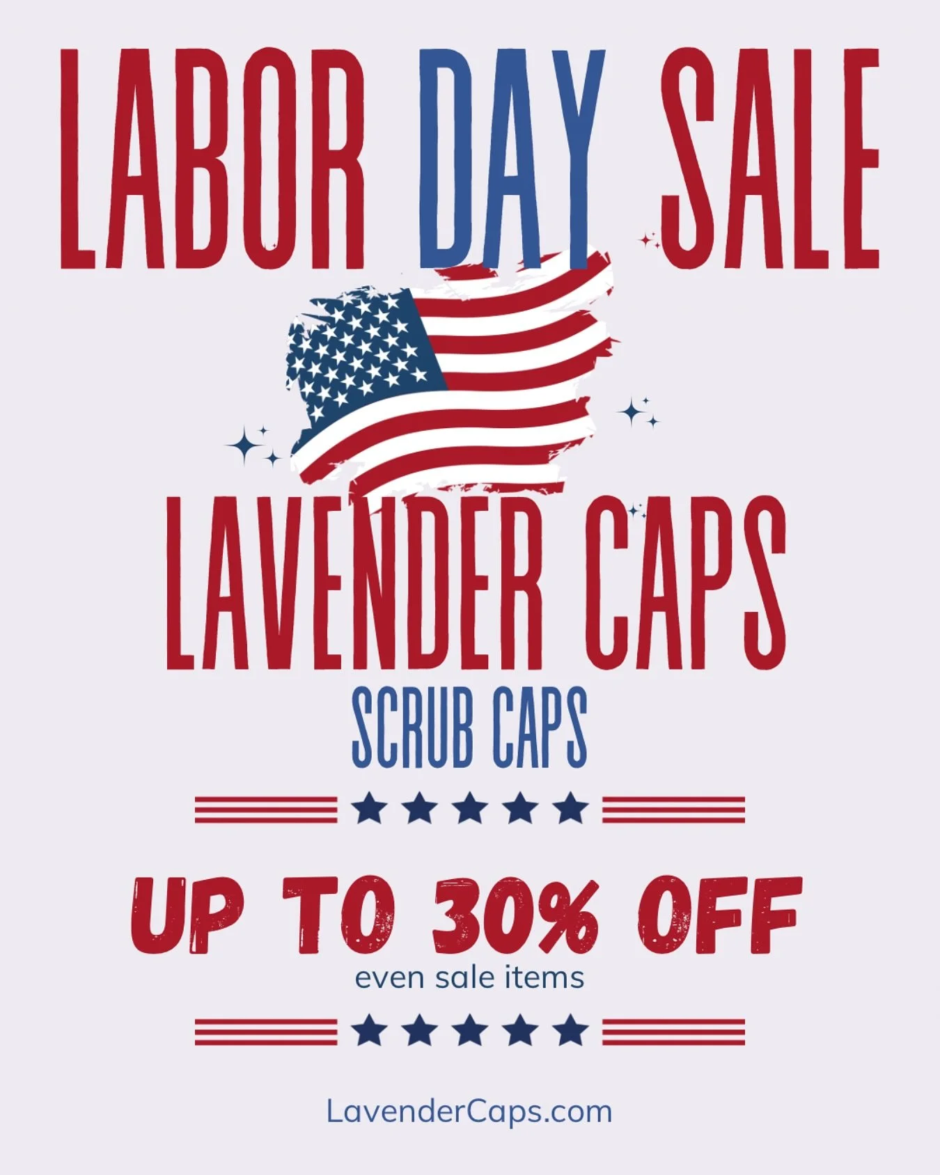 Lavender Caps I Scrub Caps