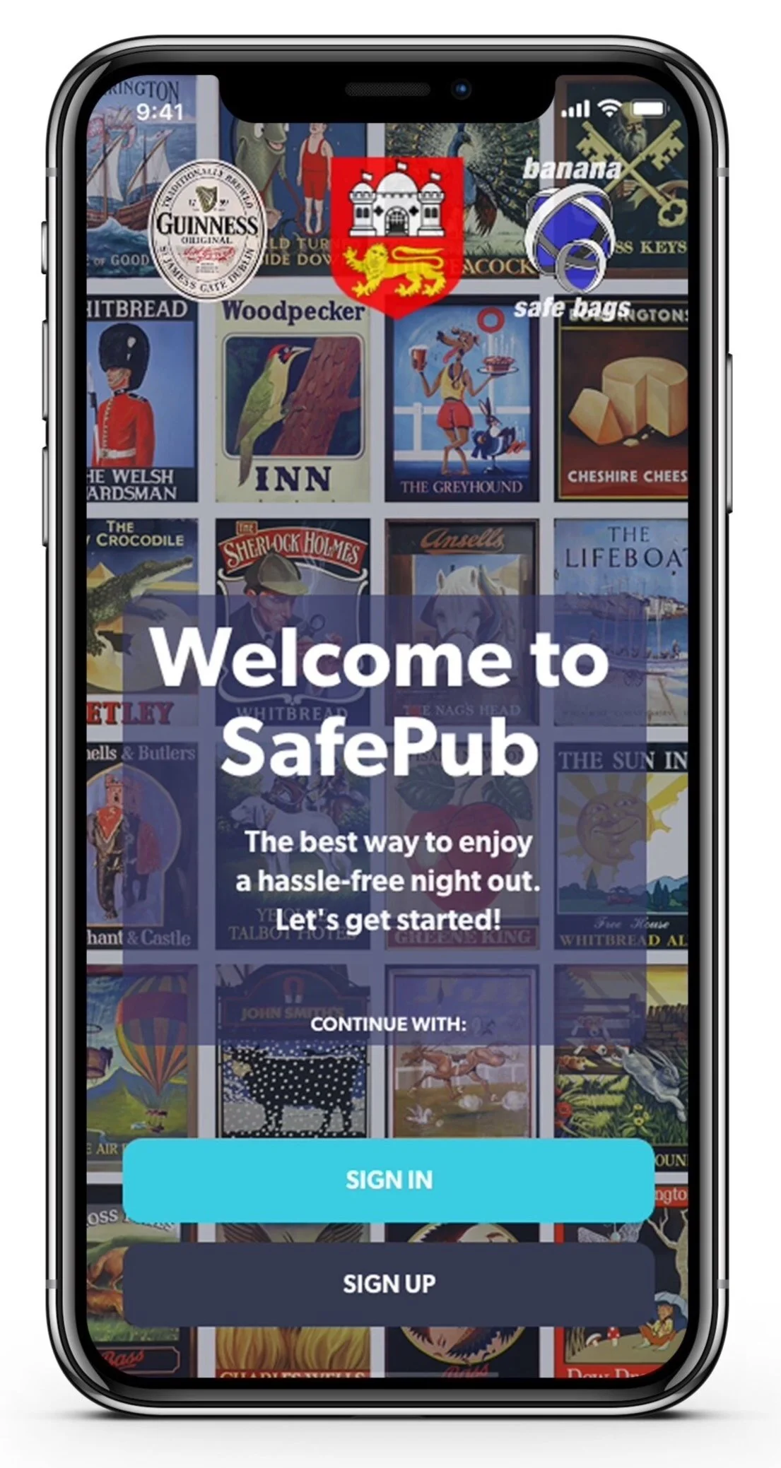 Safe Pub App — ANNE KEATING DESIGN