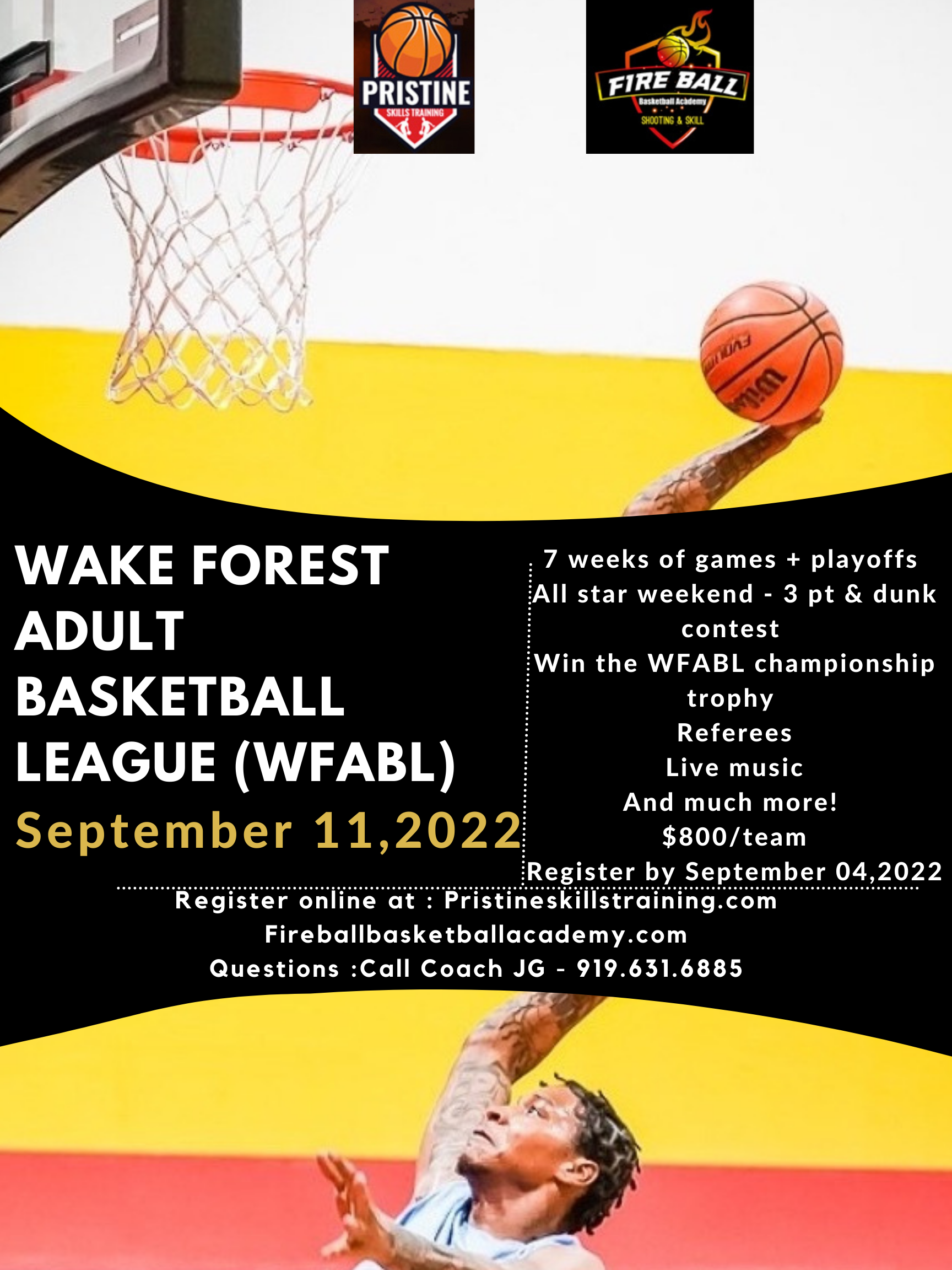 Best Basketball Skill Training Programs in Wake Forest — Pristine Skills Training LLC