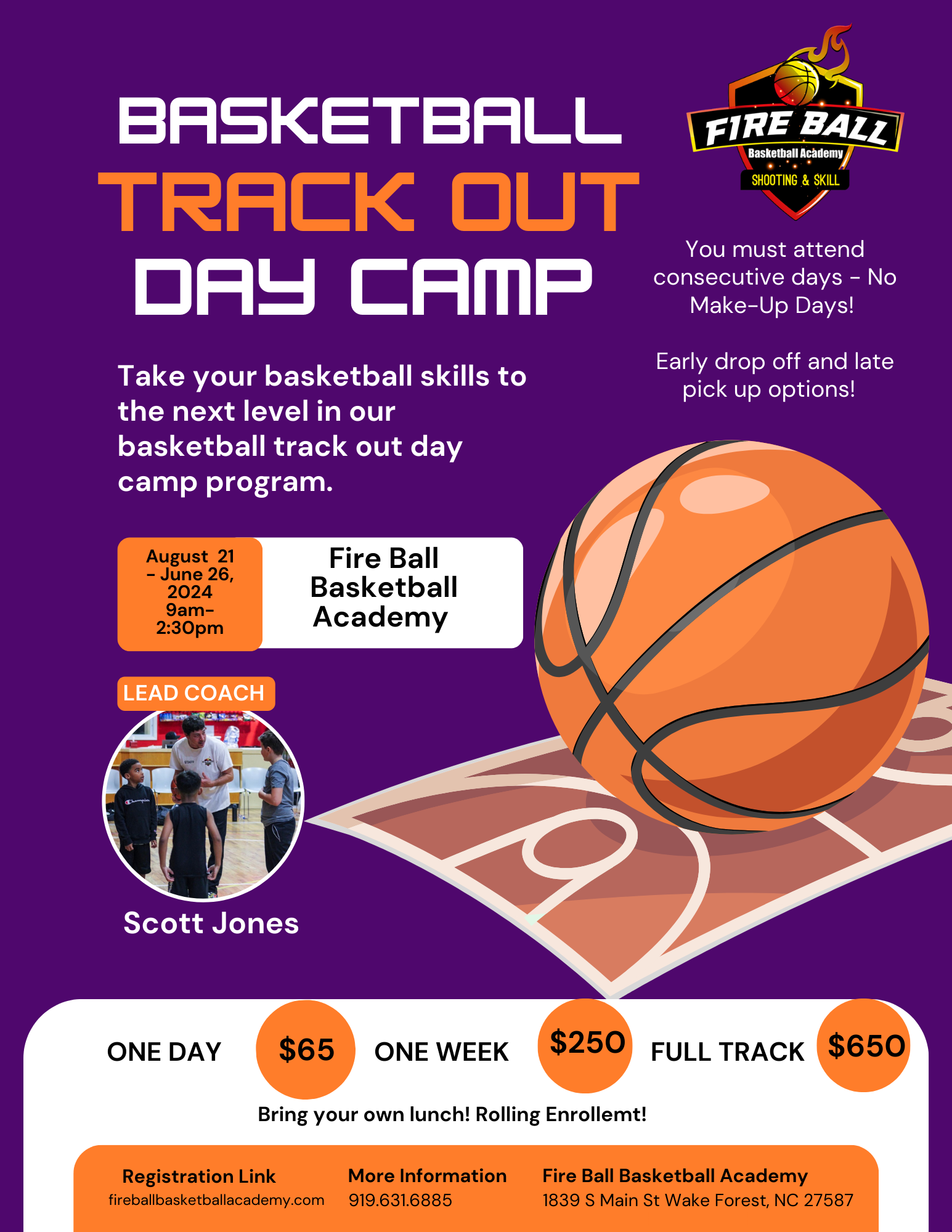 Raleigh, NC area Professional Basketball Skills Training