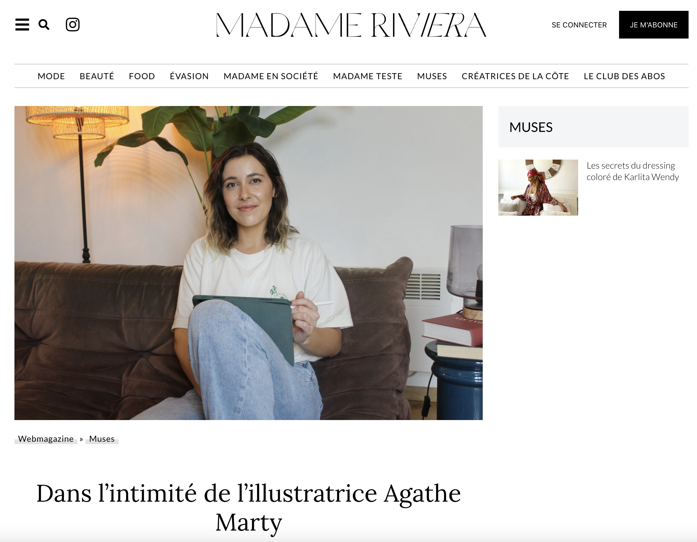 PRESS — Agathe Marty | Illustratrice + Pattern Designer freelance