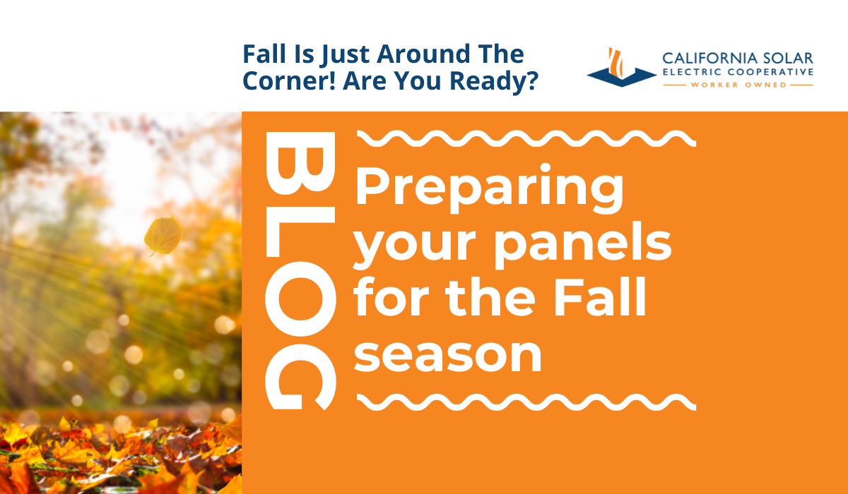Fall is Just Around the Corner! Are You Ready? — California Solar