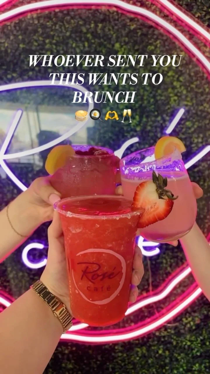 Café Menu — Rosé Café