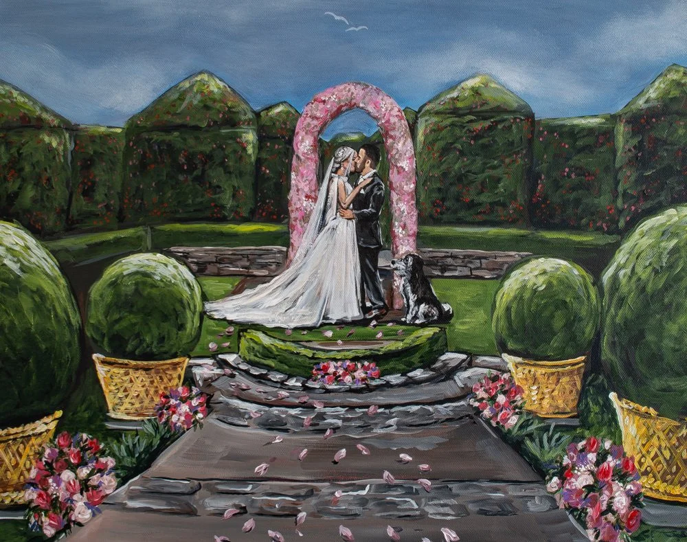 Live Wedding Painting Portfolio — Debbie Bowman Art