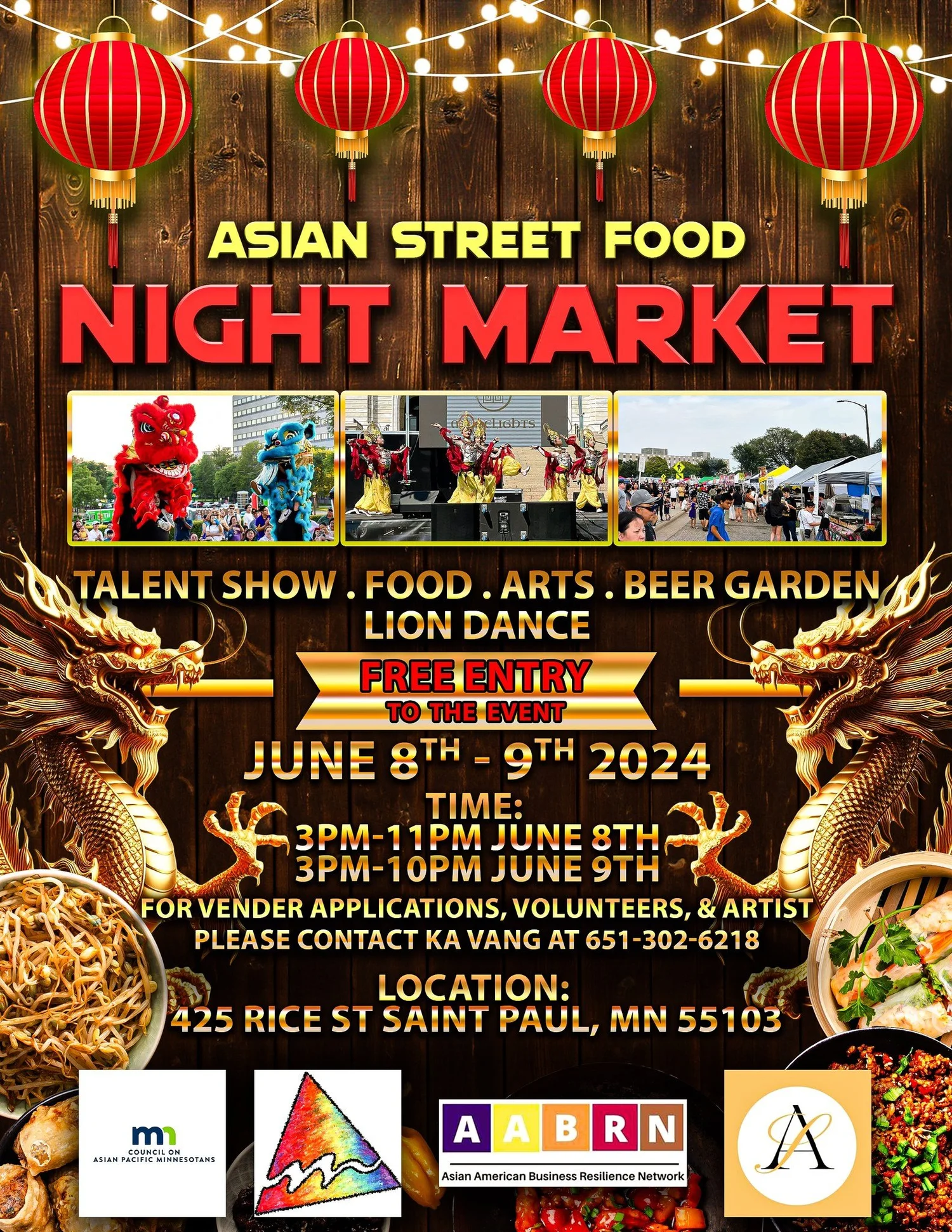 Asian Street Food Night Market — Project Hmong Children's Books