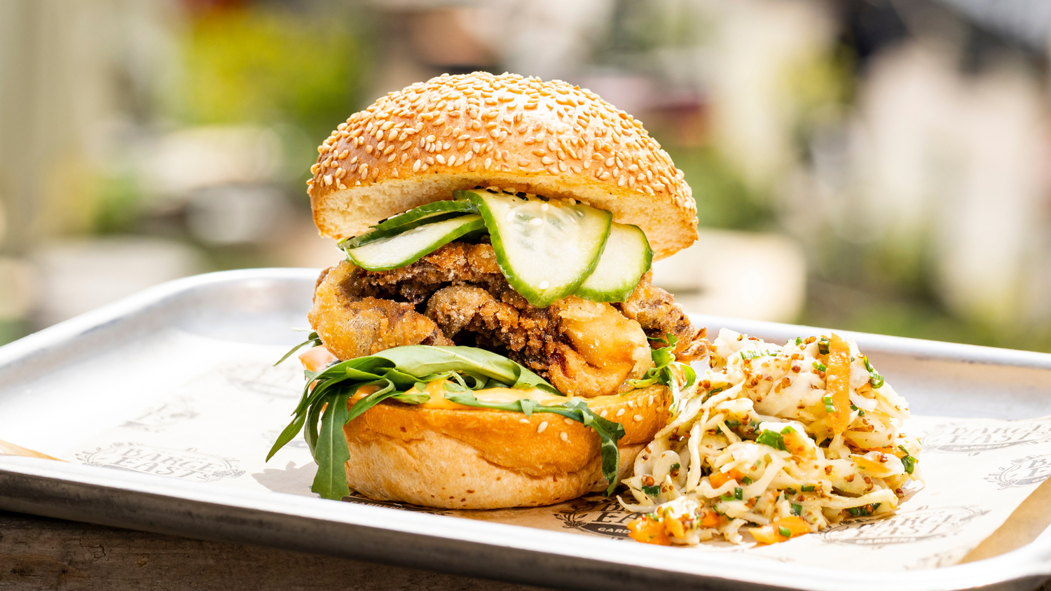 Garden Menus — Barge East
