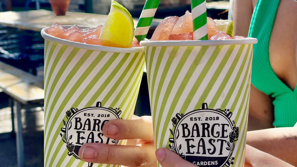 Garden Menus — Barge East
