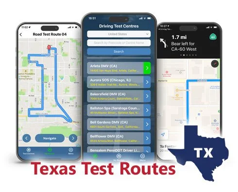 Texas Driving Test Routes - Free TX DPS App Download