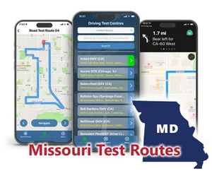 Missouri Driving Test Routes – #1 MSHP Route App