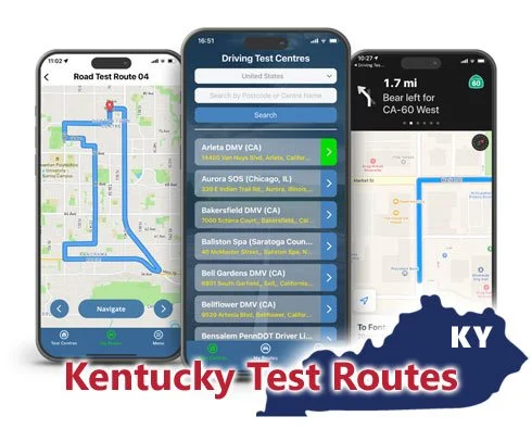 Kentucky Driving Test Routes - #1 KSP Route App