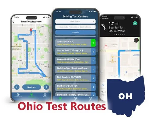 Ohio Driving Test Routes - #1 BMV Route App Download