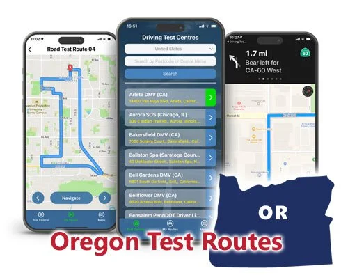 Oregon Driving Test Routes - #1 OR DMV Route App
