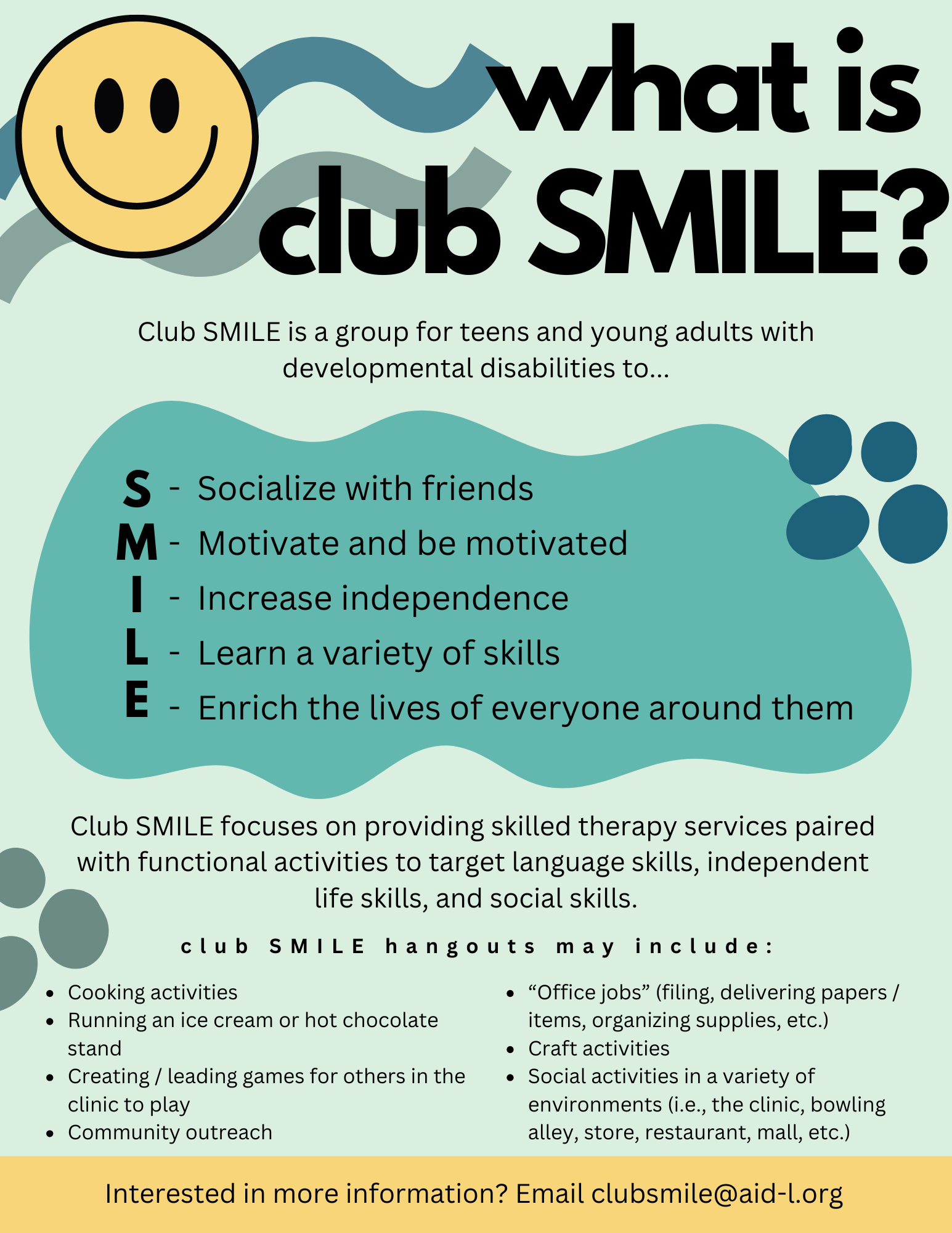 Smile Learning Disabilities