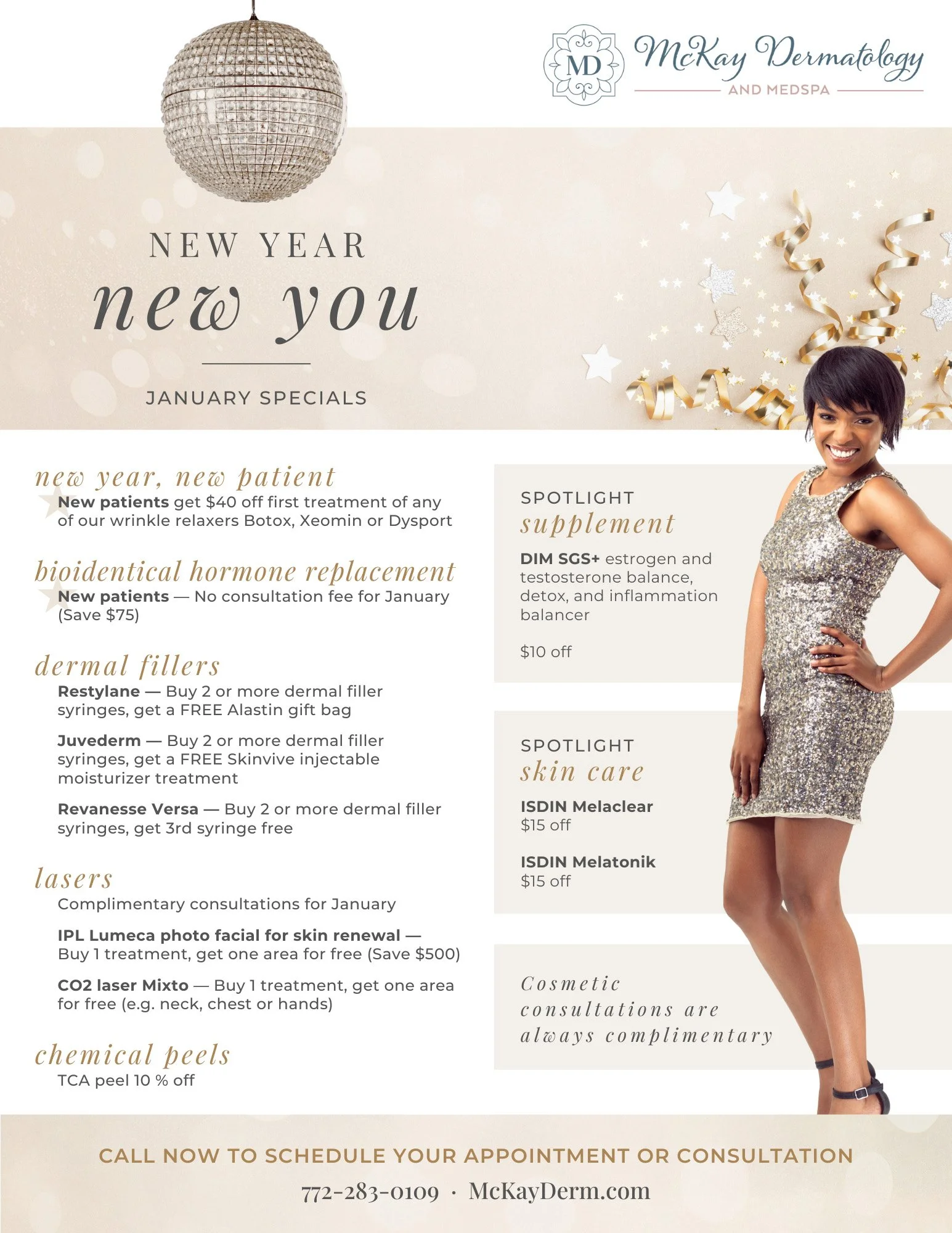Events and Specials — McKay Dermatology & MedSpa
