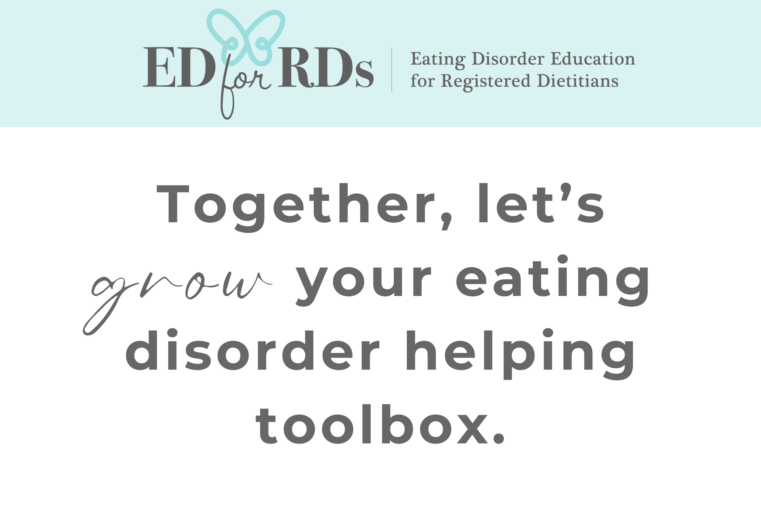 See all courses | Enhance Your Practice Today — ED for RDs: Eating ...
