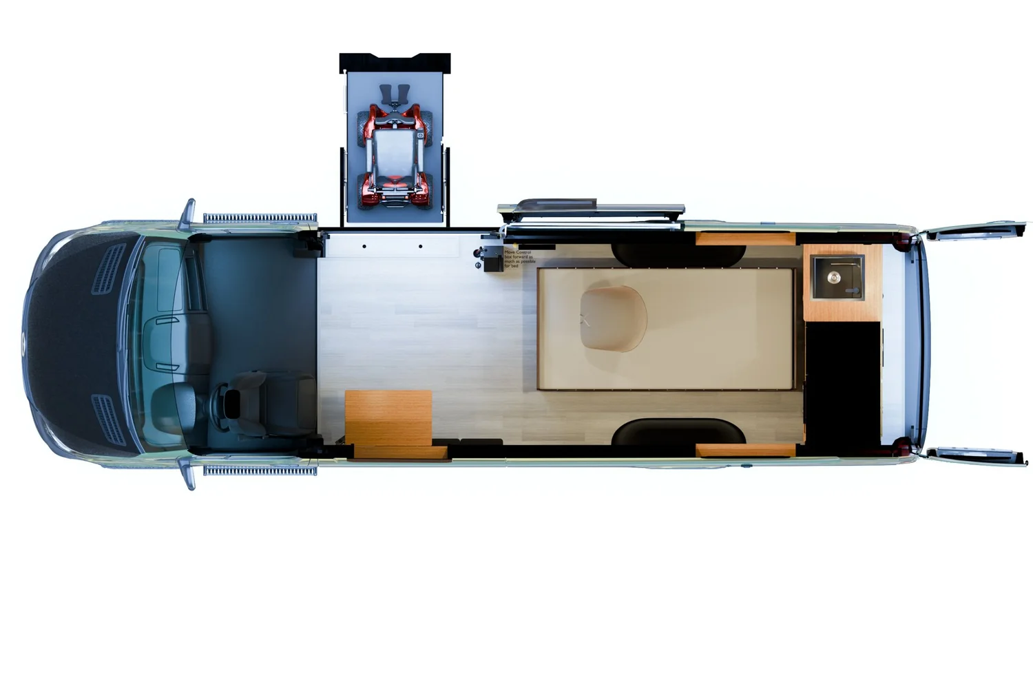 Camper Van Layouts — Vanna Adventure Vans