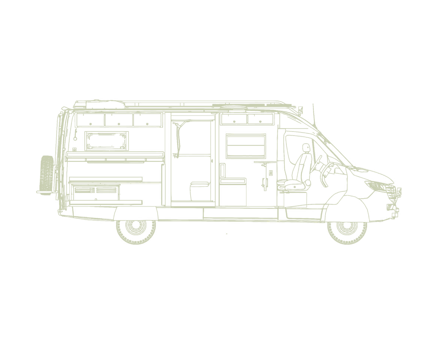 Mercedes MK4 Camper Van — Vanna Adventure Vans