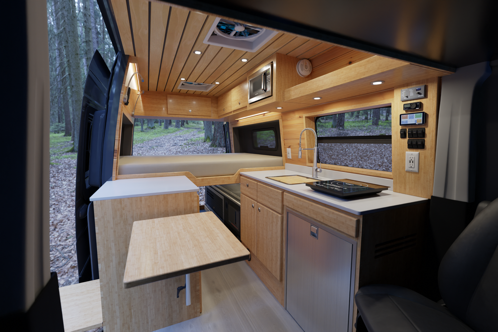 Camper Van Layouts — Vanna Adventure Vans