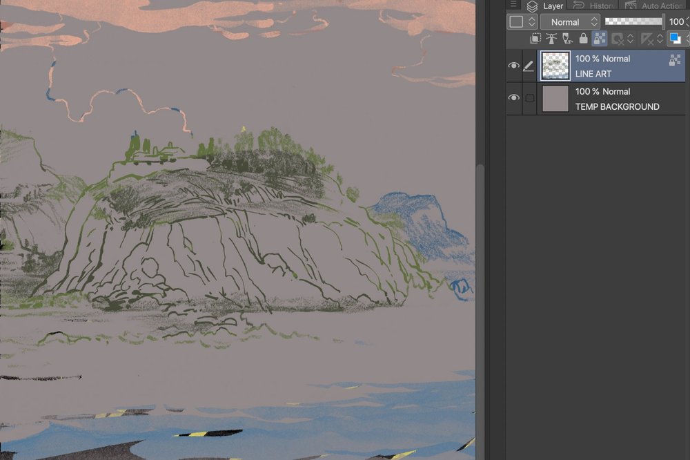 How to Colour Line Art — Tony Cliff
