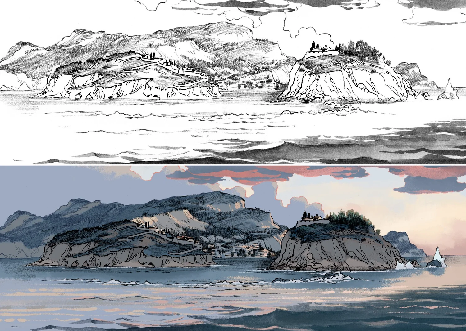 How to Colour Line Art — Tony Cliff