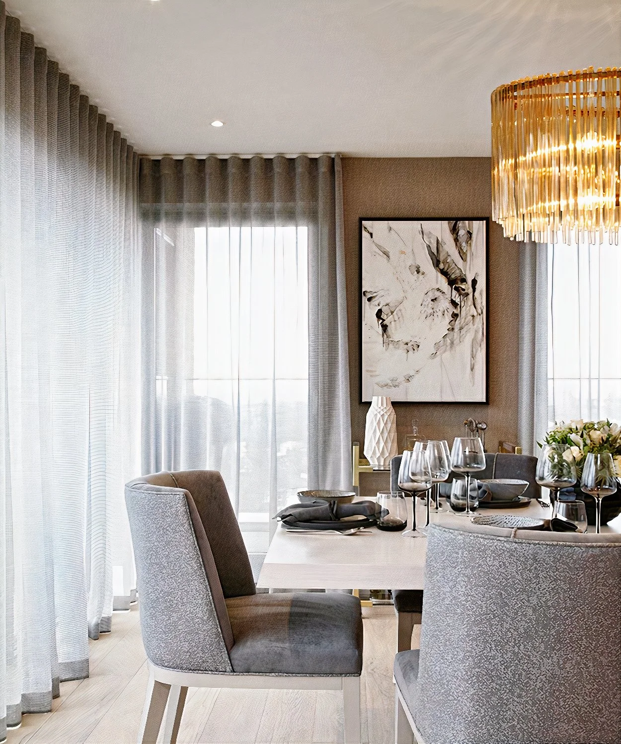 Embrace Modern Elegance with Ripplefold Drapery: Enhance Your View, Not ...