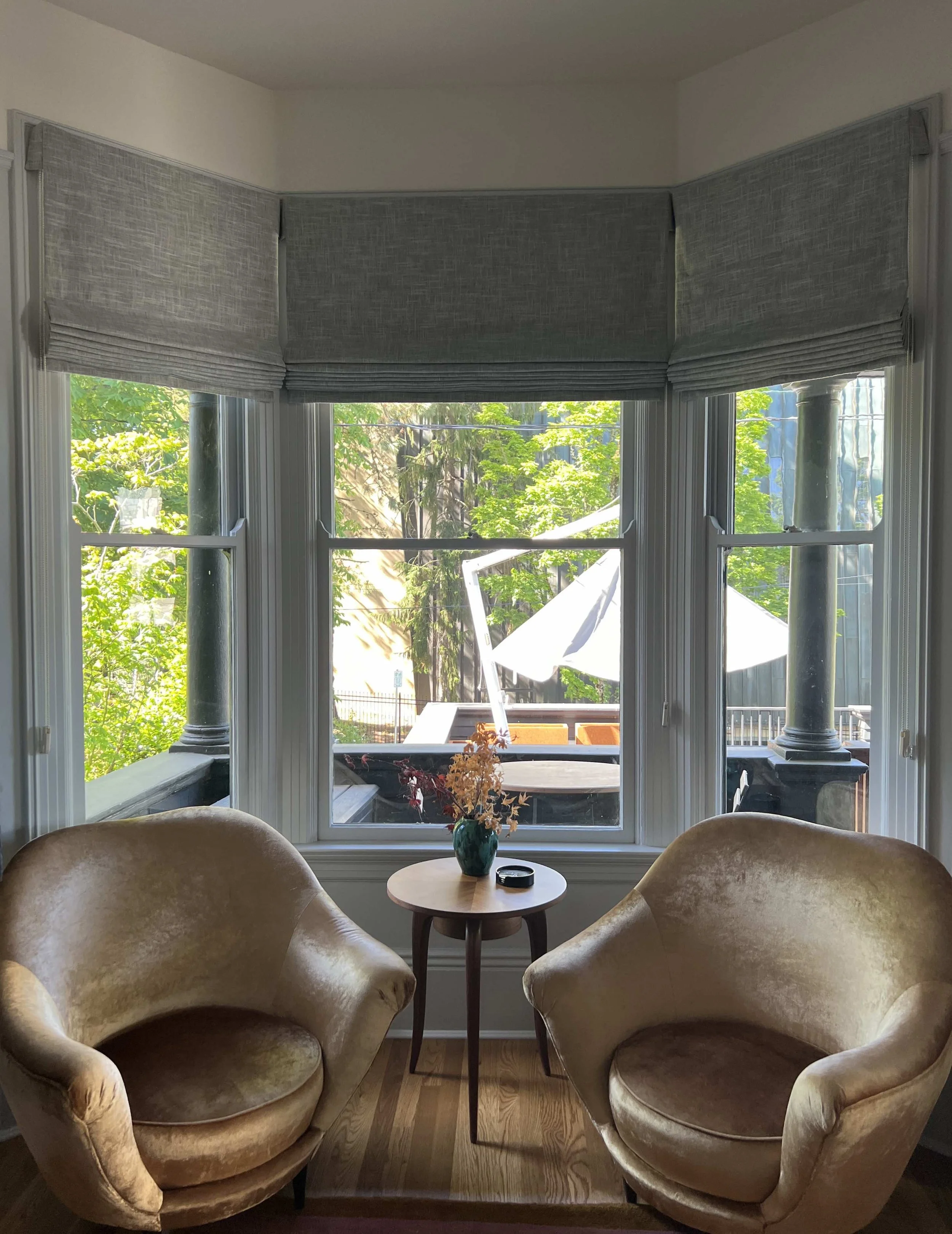 Custom Window Treatments for Eclectic Interior Design | Adrette ...