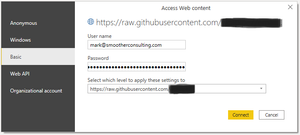Connect Power BI to Private GitHub Repo — Smoother Consulting