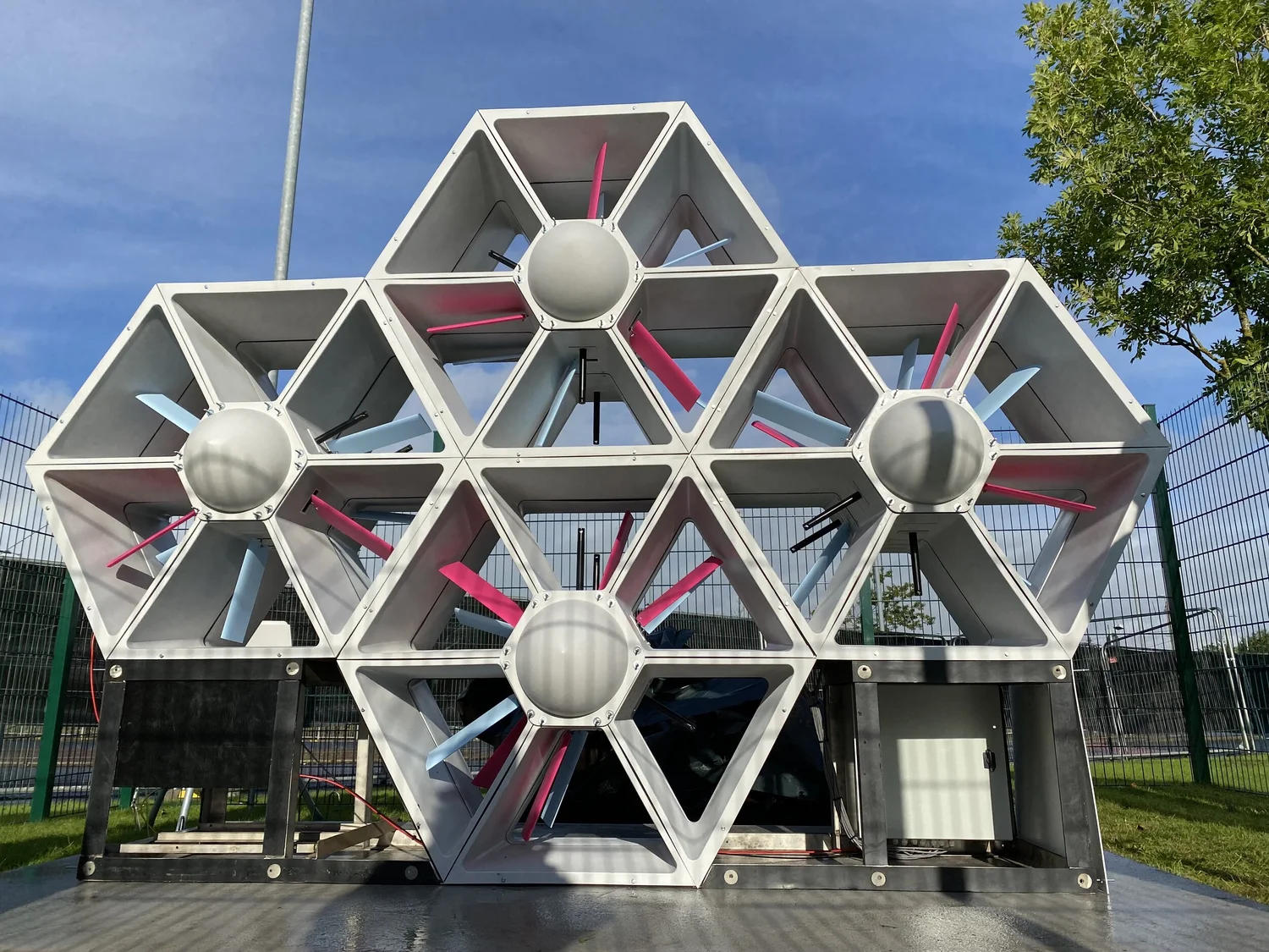 Our Wind Panel installation at Silverburn — Katrick Technologies