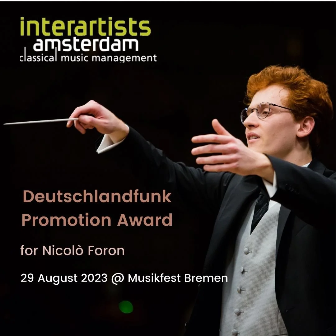 Förderpreis Deutschlandfunk 2023 for Nicolò Foron — Interartists