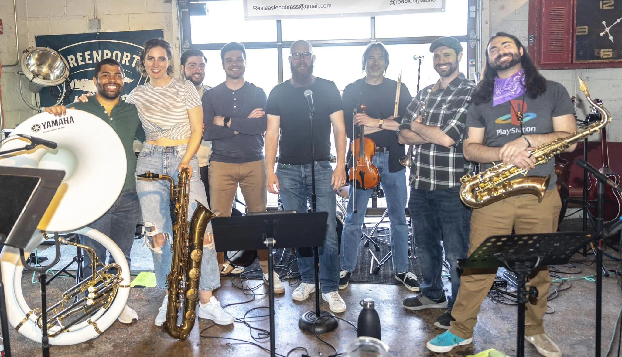 Real East End Brass Band (REEB) — Greenport Harbor Brewing Company