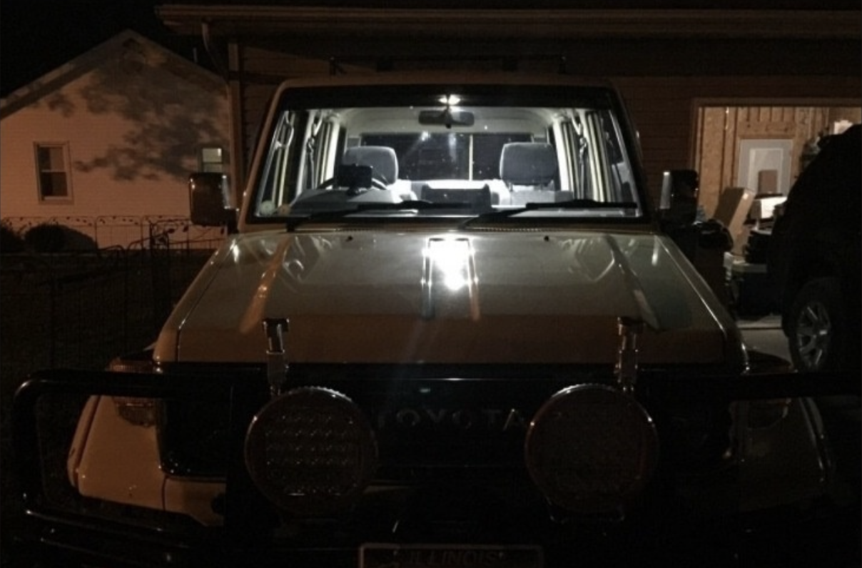 Toyota Land Cruiser 70 Series Troop Carrier Jump Seat Rear Right Side ...