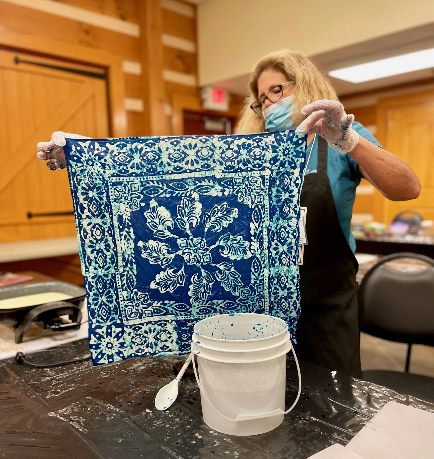 How to Make Batik Linen Fabric Step by Step — Waxon Batik & Dye Studio