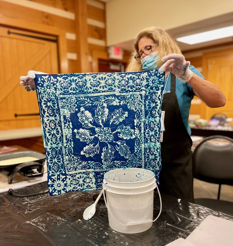 How to Make Batik Linen Fabric Step by Step — Waxon Batik & Dye Studio