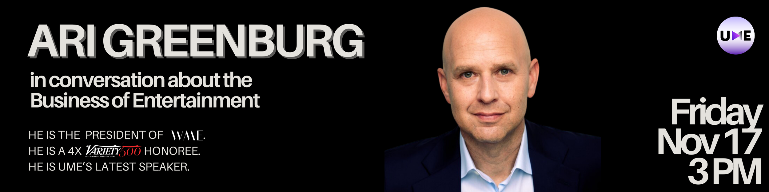 UME Speaker Series with Ari Greenburg — Wharton UME