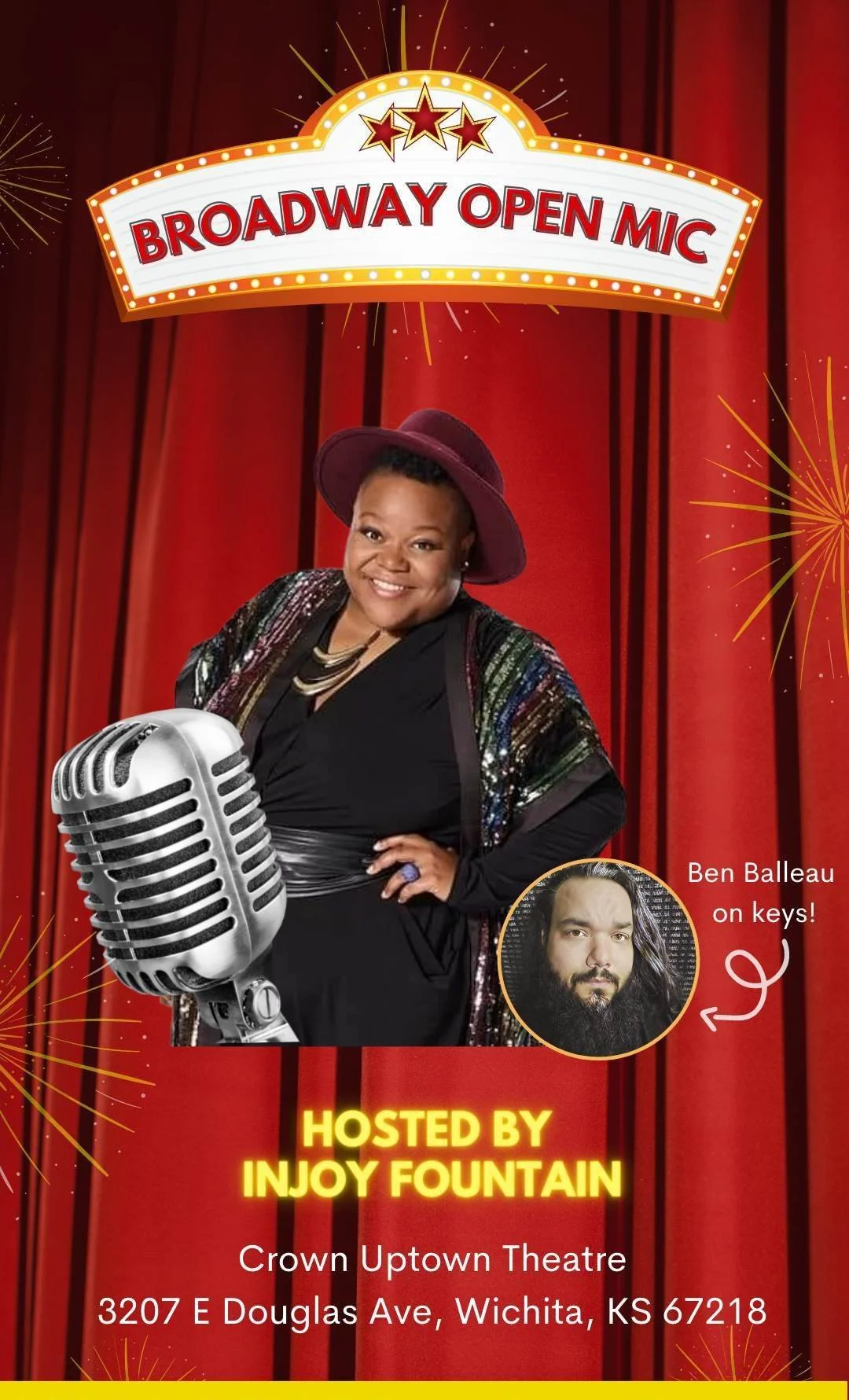 Broadway Open Mic Night Crown Uptown Theatre Broadway Open Mic Night Crown Uptown Theatre