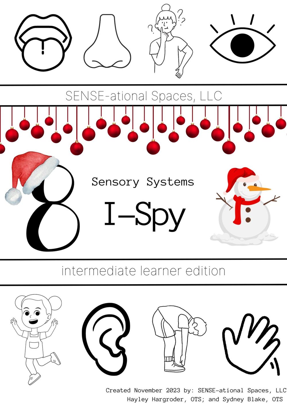 Sensory Systems Holiday Activity Bundle — SENSE-ational Spaces