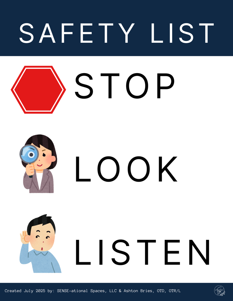 “Stop” Means Safe: Teaching Kiddos to Pause with Purpose — SENSE ...