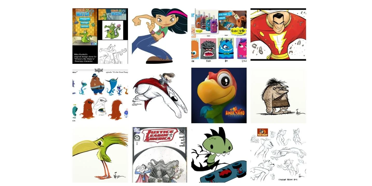 Cartoon Character Design — Mike Kunkel . . . Cartoonist