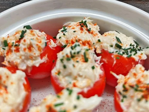 Crab-Stuffed Tomatoes — Dink Cuisine