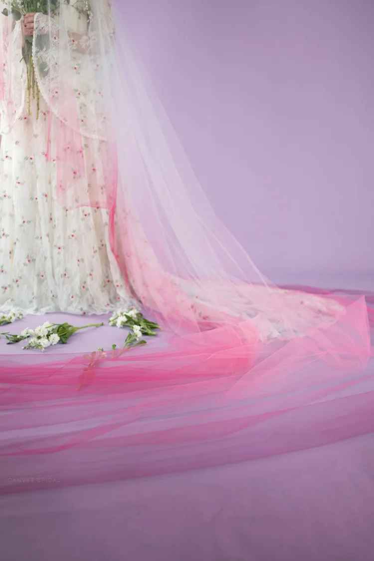 Colorful Custom Veils - Hand-Painted - Unique - Custom Veils - Wedding ...