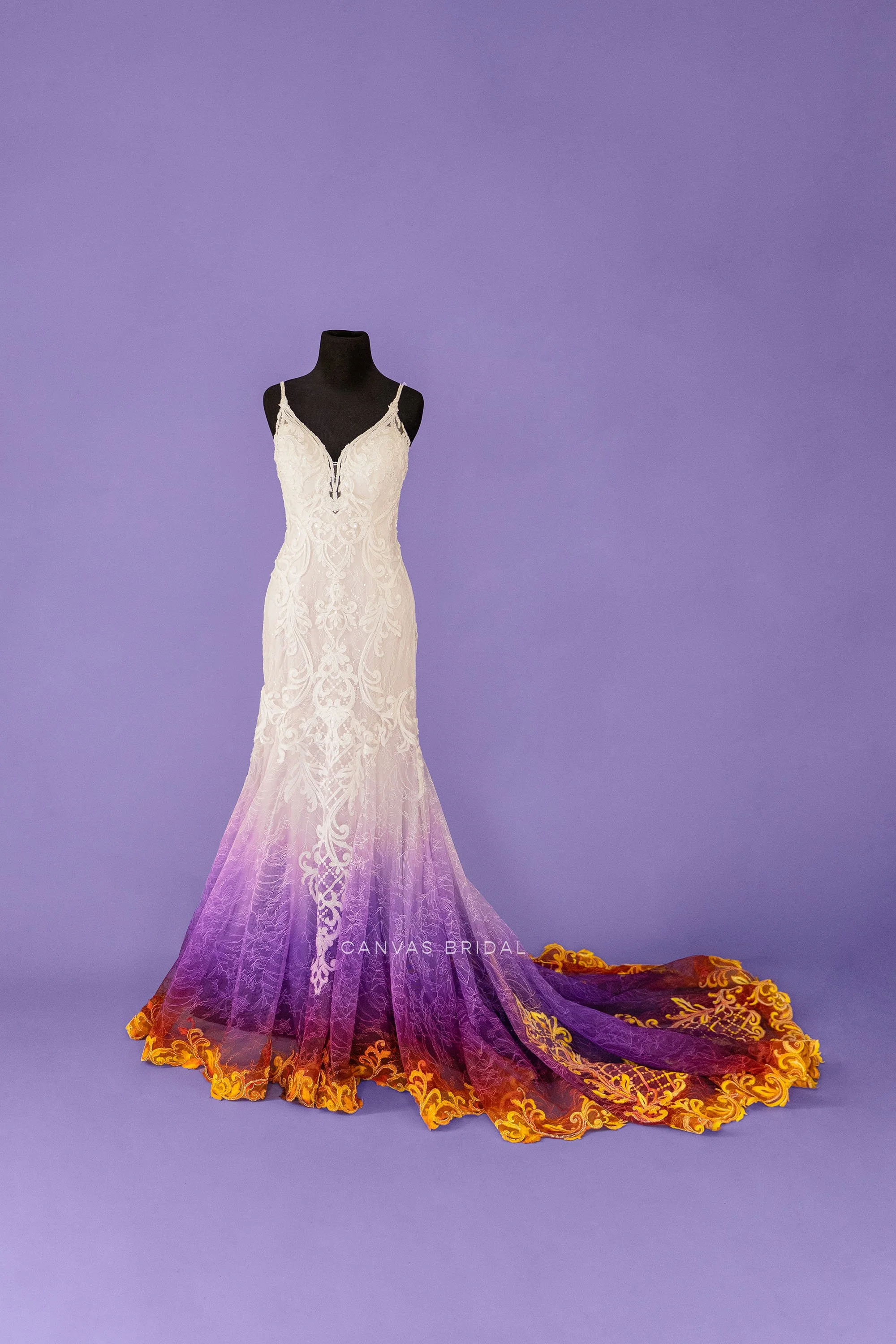 Colorful Ombré Wedding Gowns - Shop — Canvas Bridal