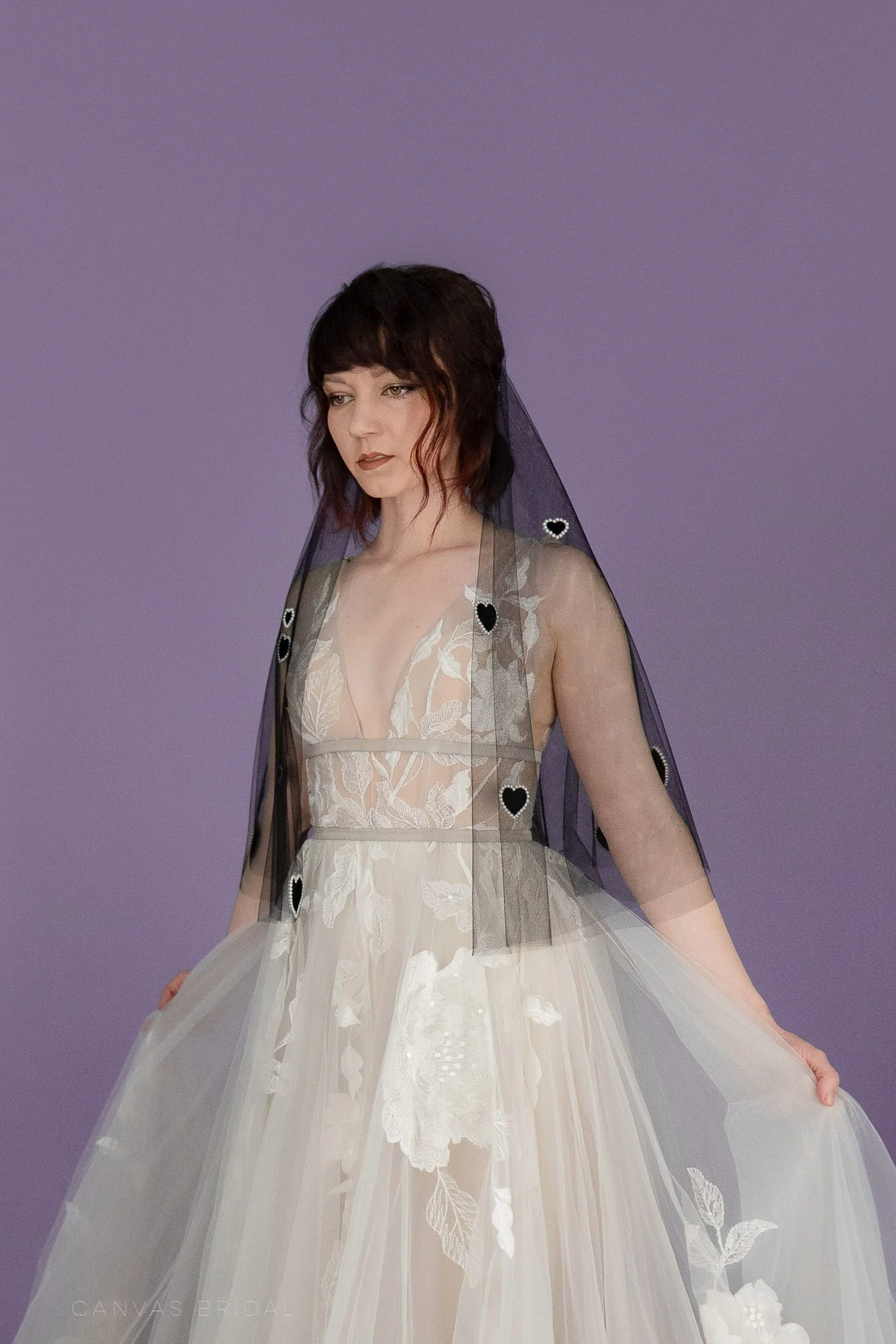 Colorful Custom Veils - Hand-Painted - Unique - Custom Veils - Wedding ...