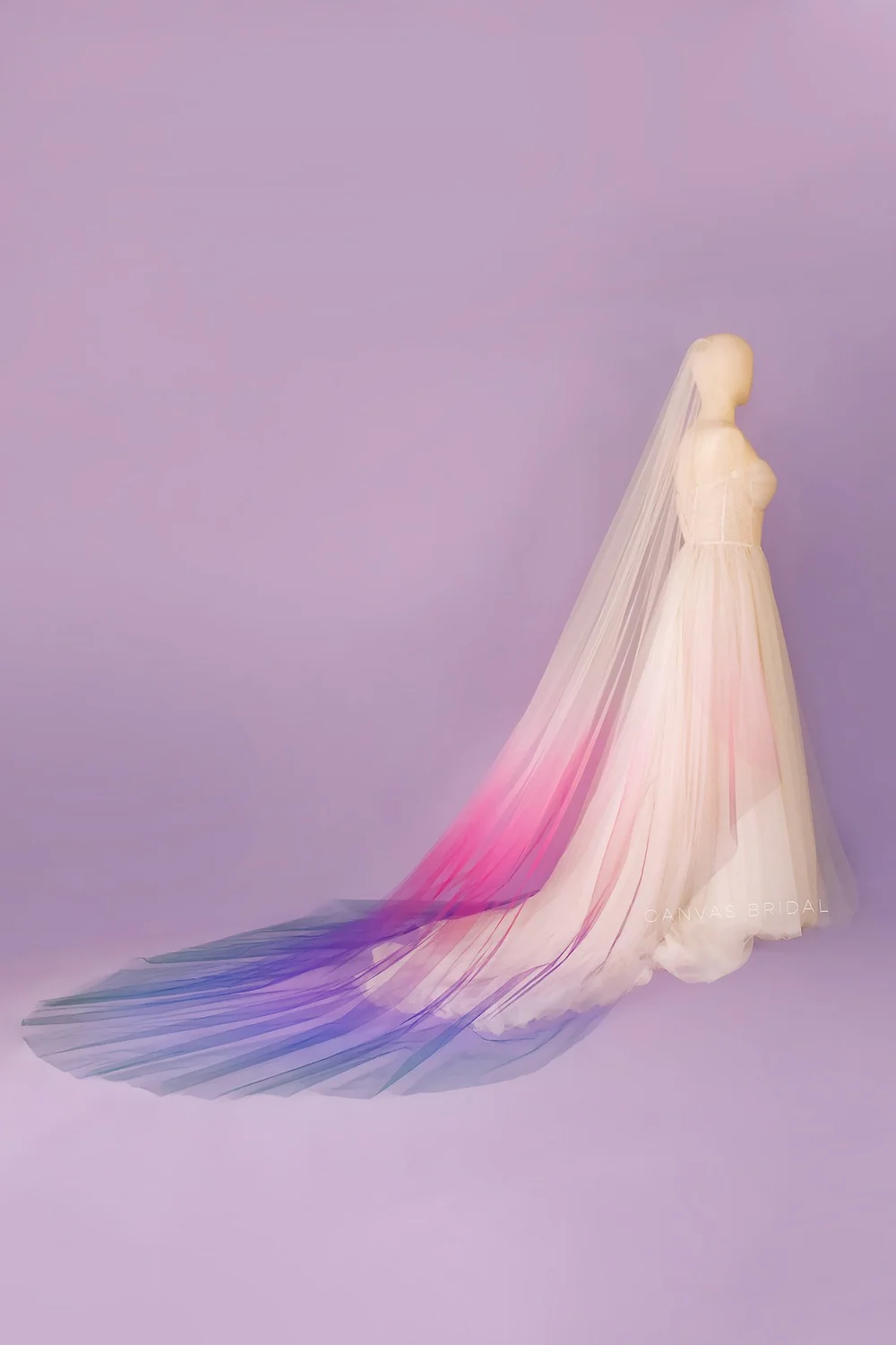 Colorful Custom Veils - Hand-Painted - Unique - Custom Veils - Wedding ...