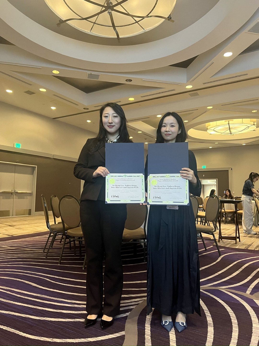 Student Best Paper Awards (Doctoral Level) at the 2024 ITAA Conference!!! — SNU WEAR Lab 서울대학교 ...