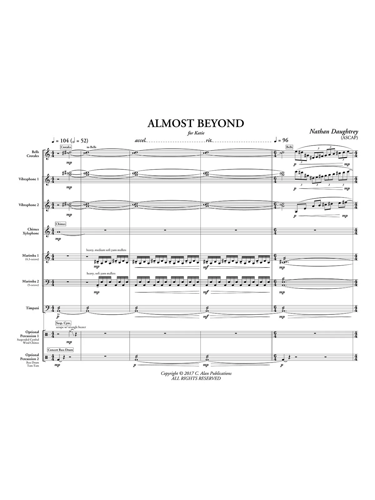 Mercury Rising (percussion septet) - Nathan Daughtrey — nathan daughtrey