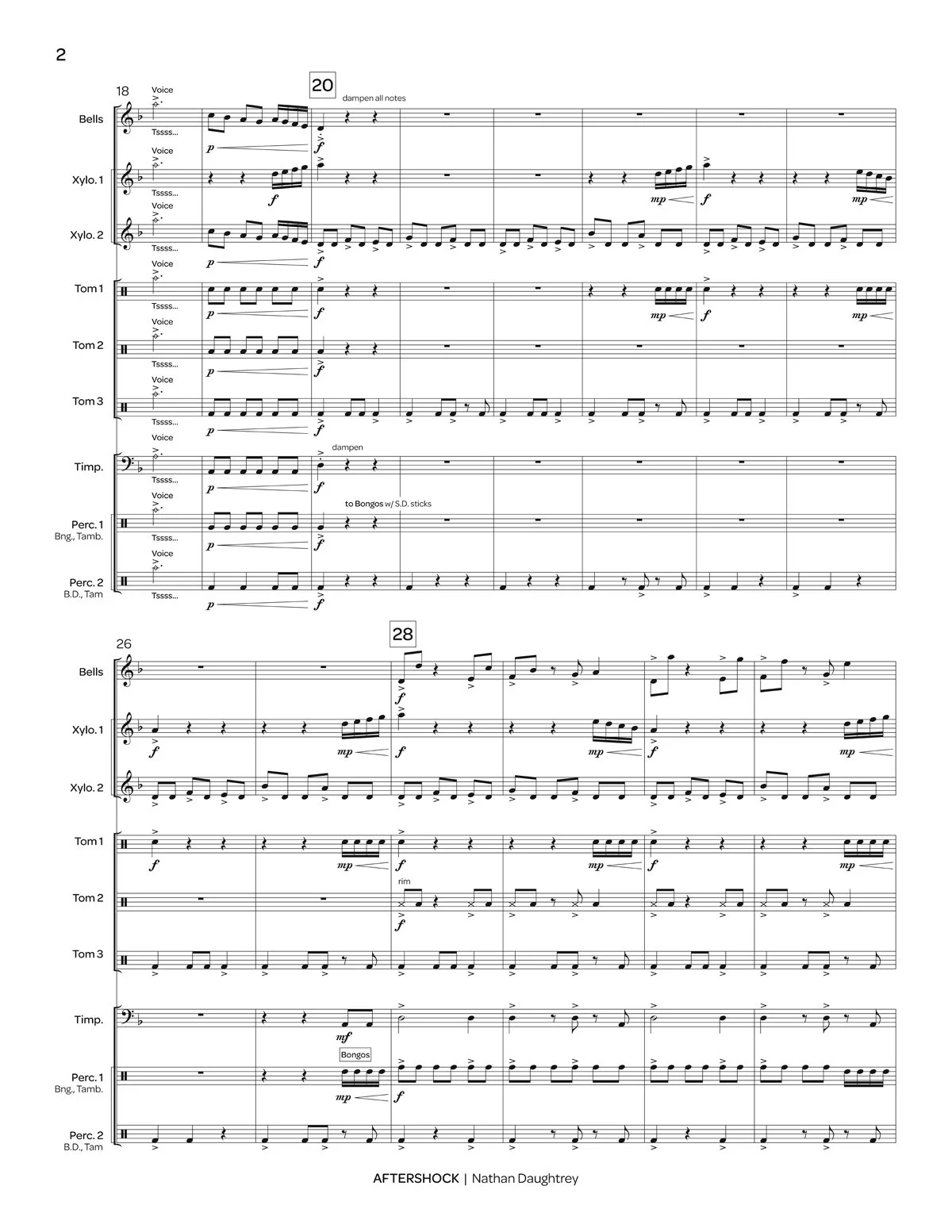 Mercury Rising (percussion septet) - Nathan Daughtrey — nathan daughtrey