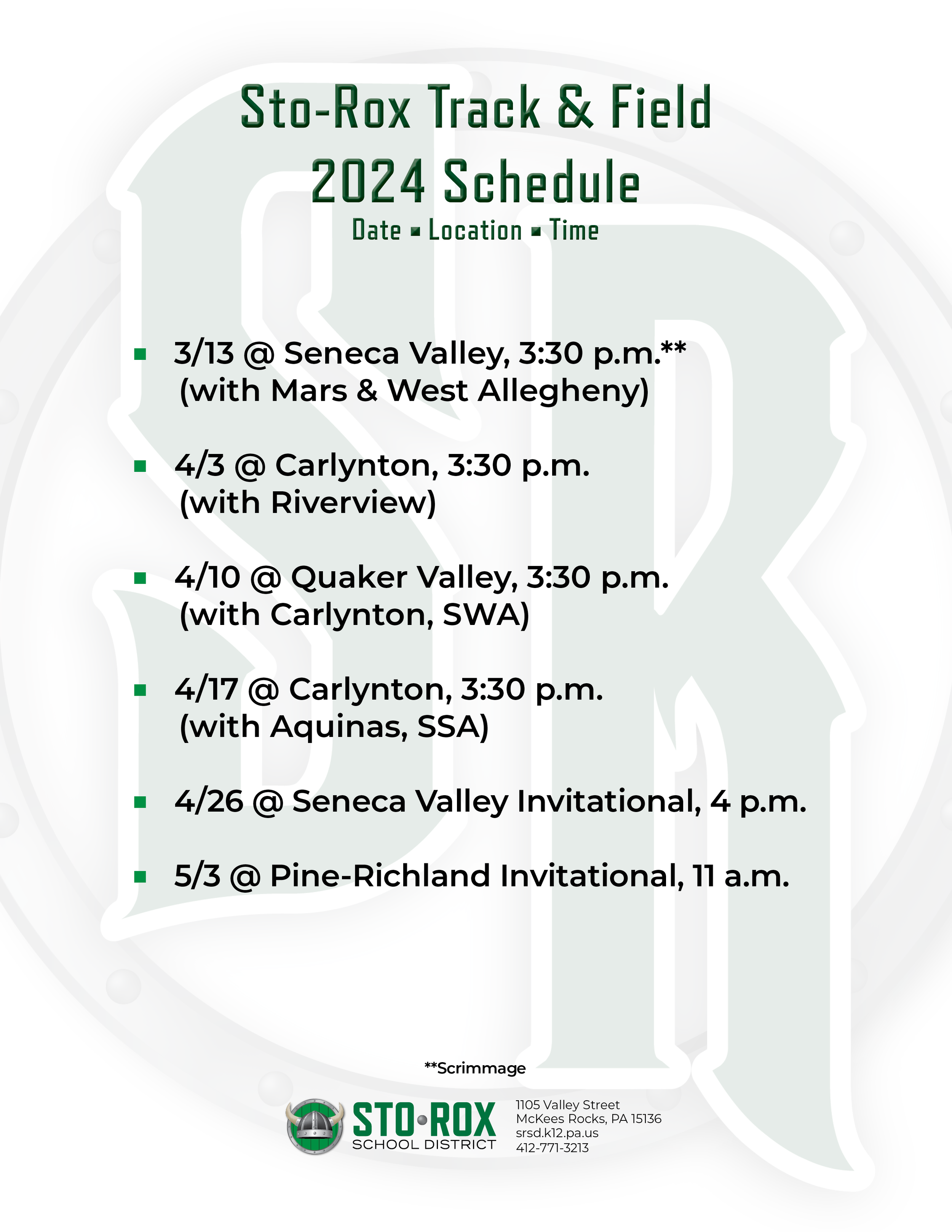 Athletics Home — Sto-Rox School District