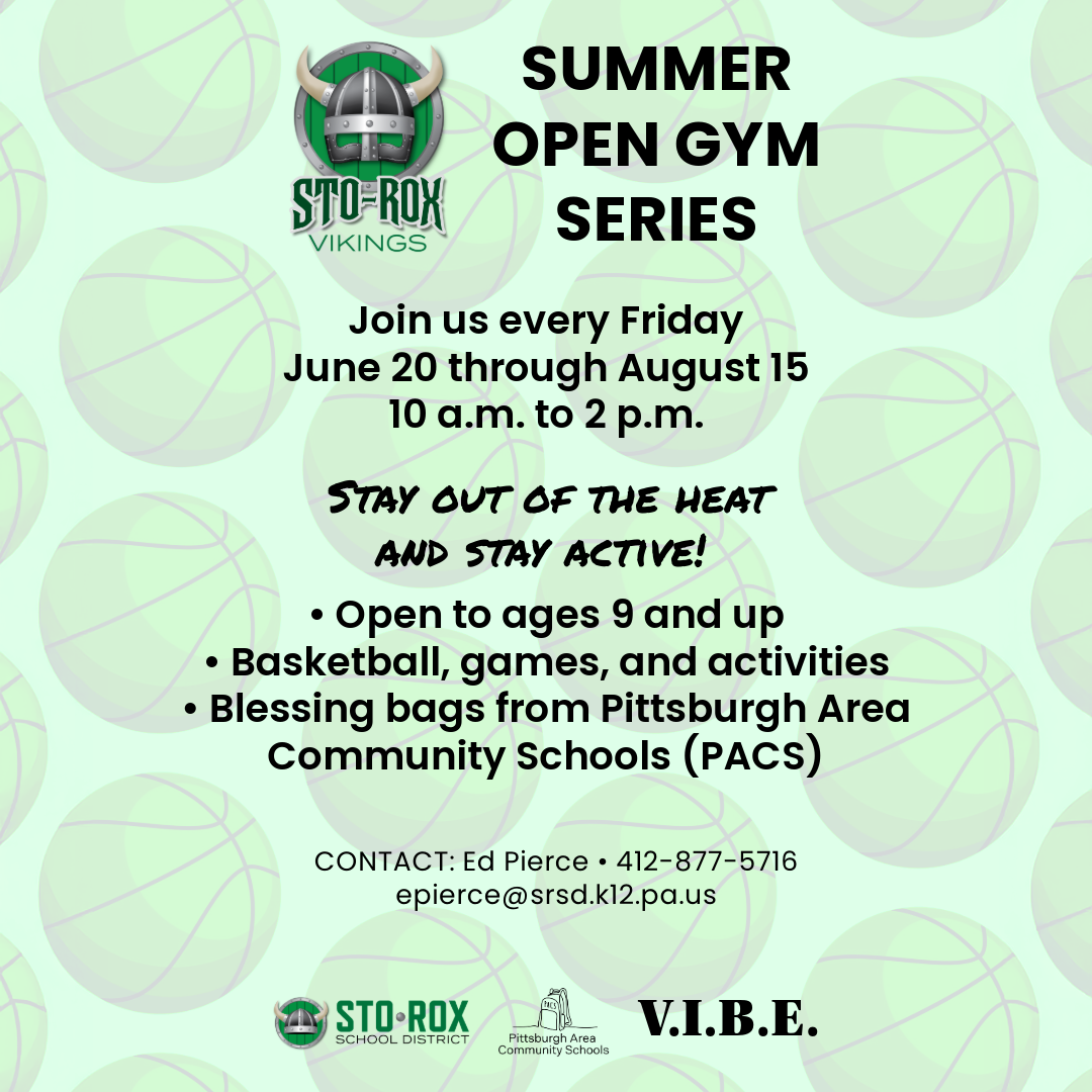 Updated: Friday Open Gym Series Returns for the Summer — Sto-Rox School ...
