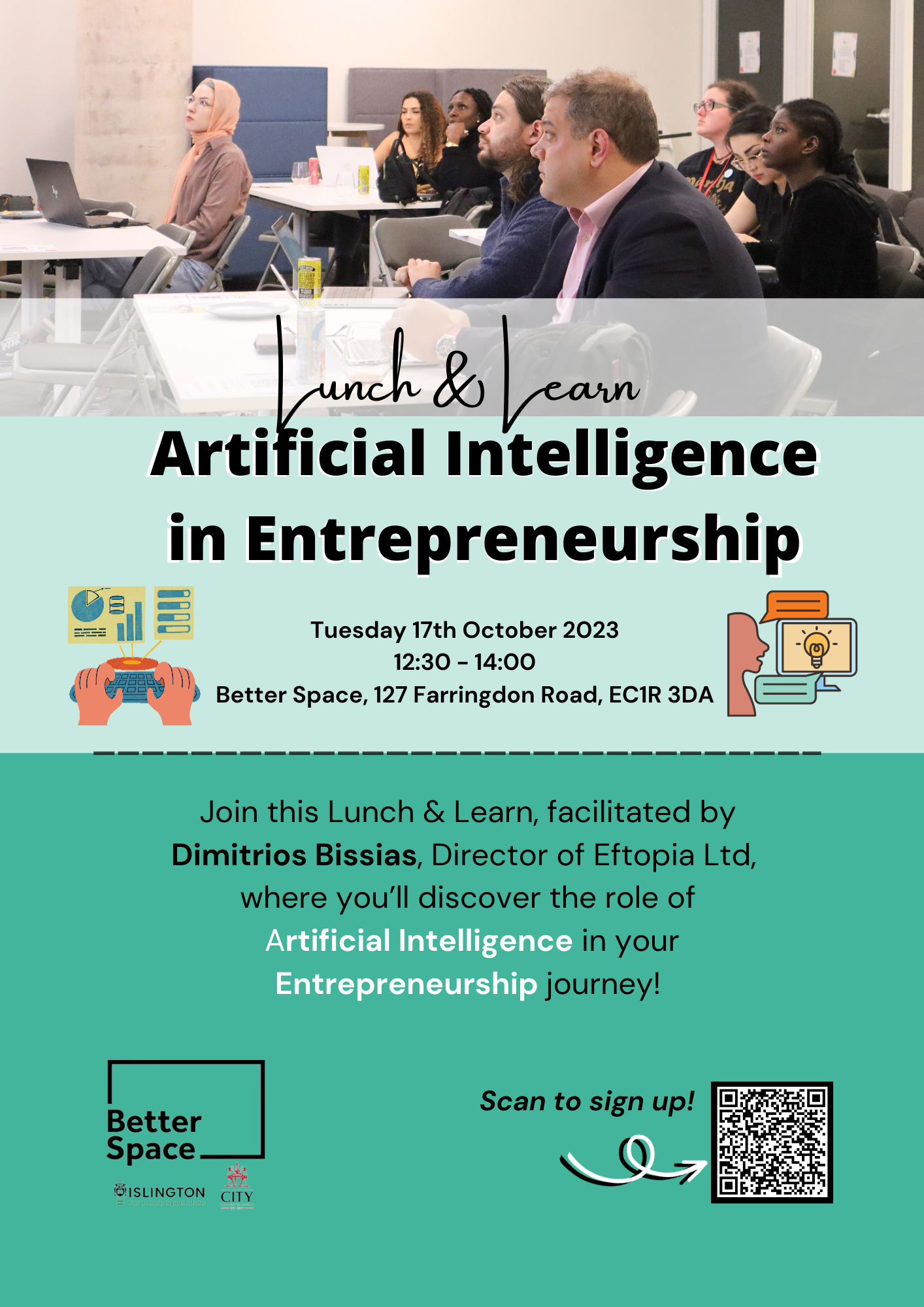 Artificial Intelligence in Entrepreneurship — Better Space London co-working space in Islington ...